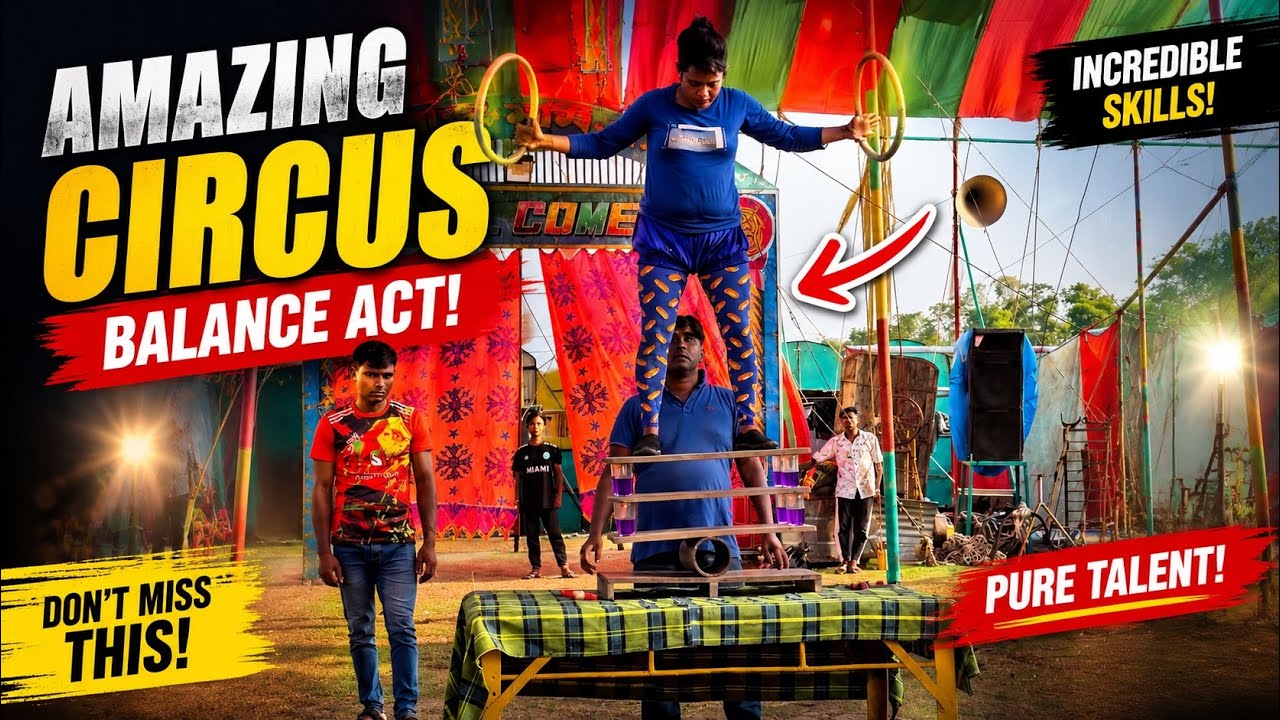Unbelievable Circus Balance Act 😱 | Amazing Skills You Must See!