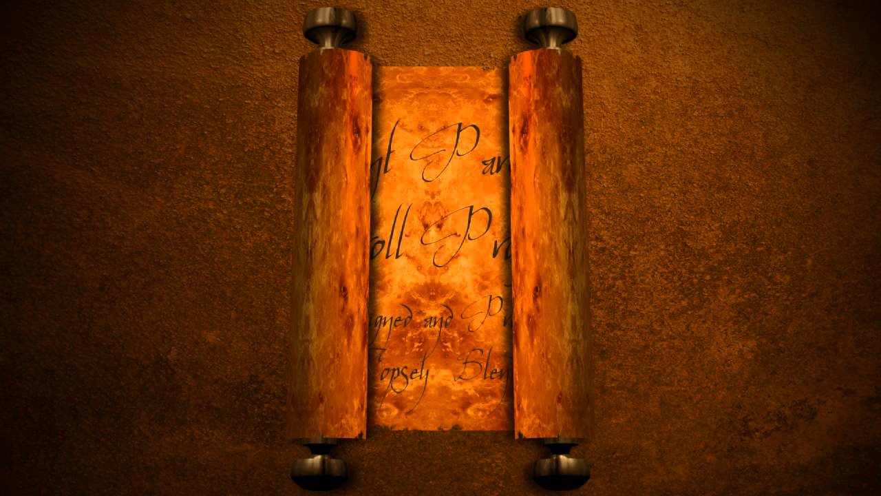 Ancient Parchment Scroll