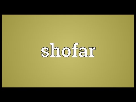 Shofar Meaning