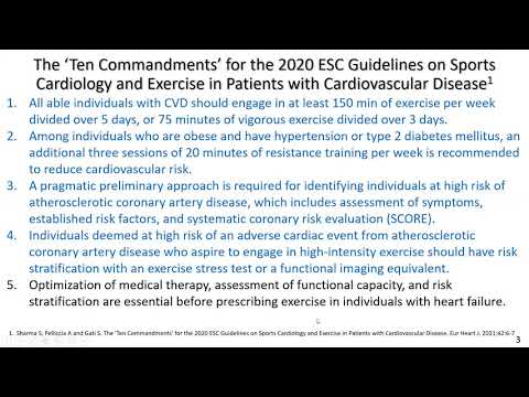 2020 European Society of Cardiology guidelines on exercise in patients with cardiovascular disease 5