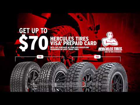 Hercules Tires Fall Rebate: Choose Your Set.