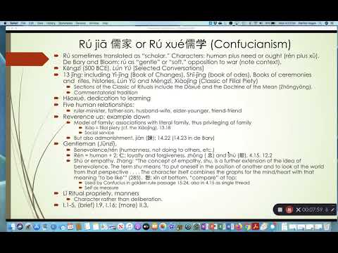 Literature and Culture of China (3): Rú Xué (part 2 of 3)