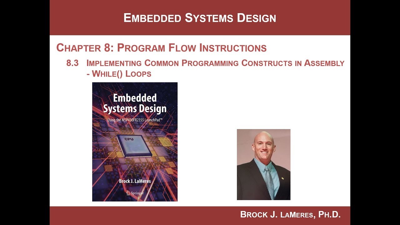 8.3(a) - MSP430 Program Flow Instructions - While() Loop Functionality in Assembly
