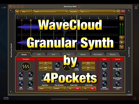 WaveCloud Granular Synth by 4Pockets - Pre-Release Demo — Loopy Pro Forum