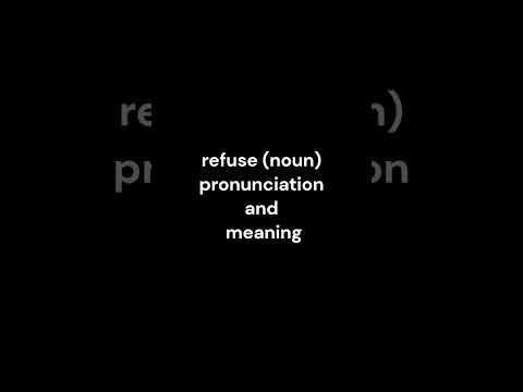 refuse (noun)