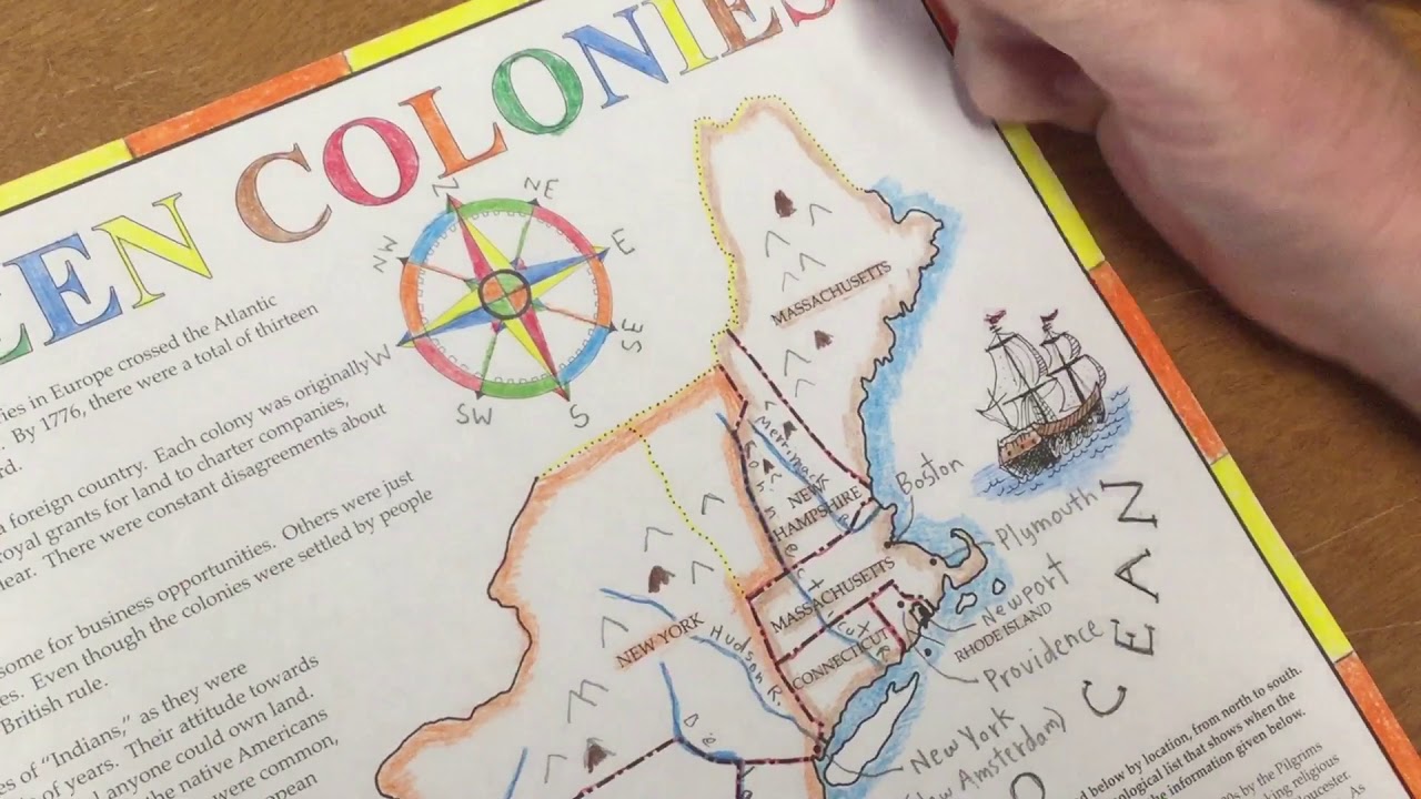 Thirteen Colonies Map Workshop (6/7)