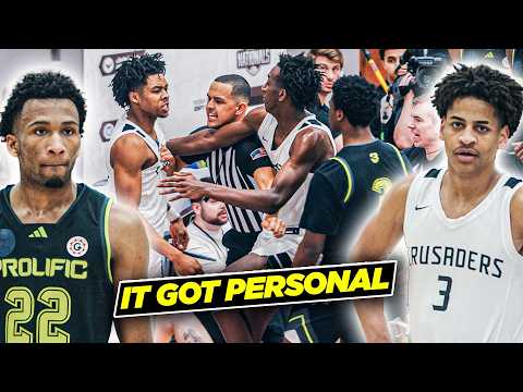 Kiyan Anthony Vs #2 Ranked Player Darryn Peterson Gets PHYSICAL! | Kiyan's FINAL Game Of High School