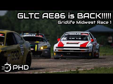 K24 Swapped AE86 Touring Car is BACK, and Faster than Ever! Gridlife GLTC Gingerman Race 1