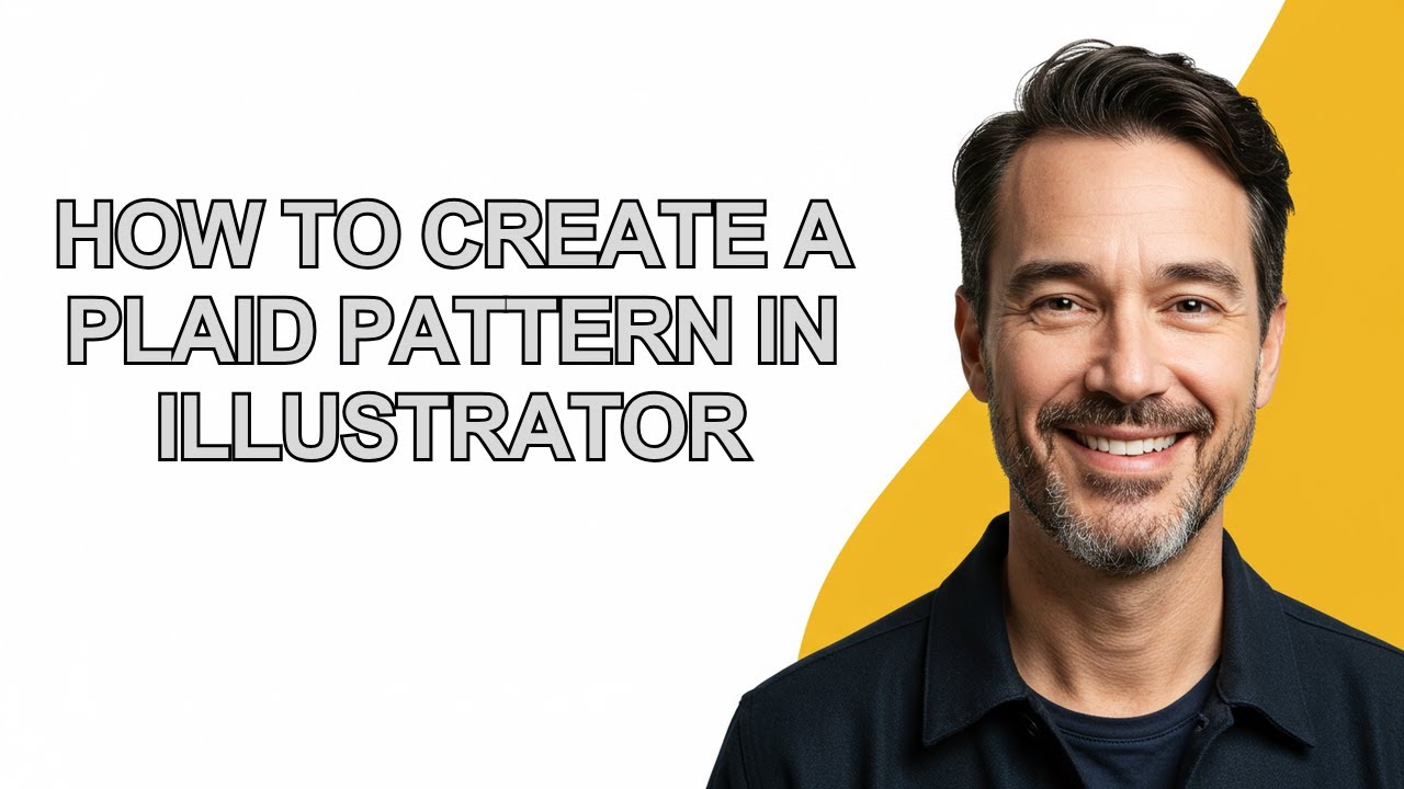 How to Create a Plaid Pattern in illustrator - KevinHowTo