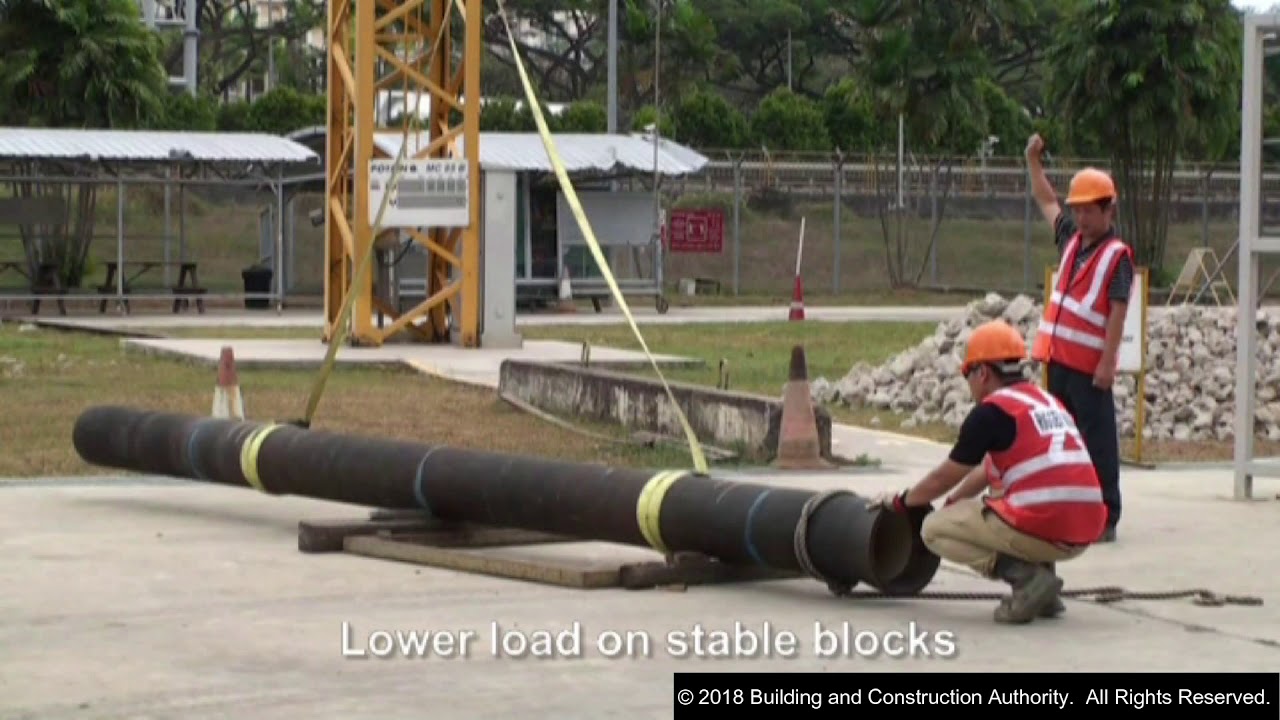 Crawler Crane Operation @ BCA, Singapore