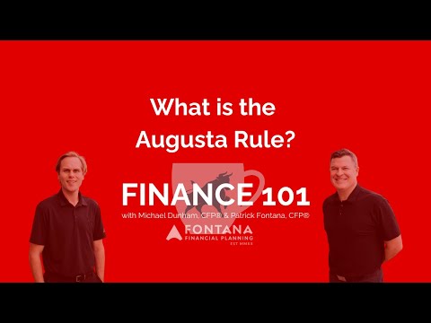 What is the Augusta Rule?