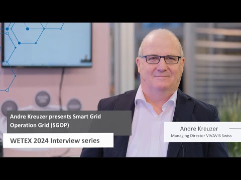 WETEX 2024: André Kreuzer presents the Smart Grid Operation Platform