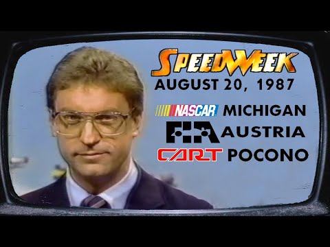 Speedweek August 20, 1987 | NASCAR Michigan, IndyCar Pocono, IMSA Road America