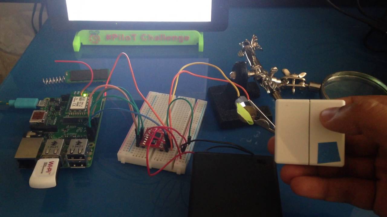 Pi Control Hub:Spoke2:Blinds Automation(continued)--Driving Motor with EnOcean PushButton ...