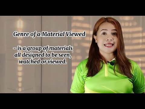IDENTIFY GENRE, PURPOSE, INTENDED AUDIENCE, AND FEATURES OF VARIOUS VIEWED TEXTS