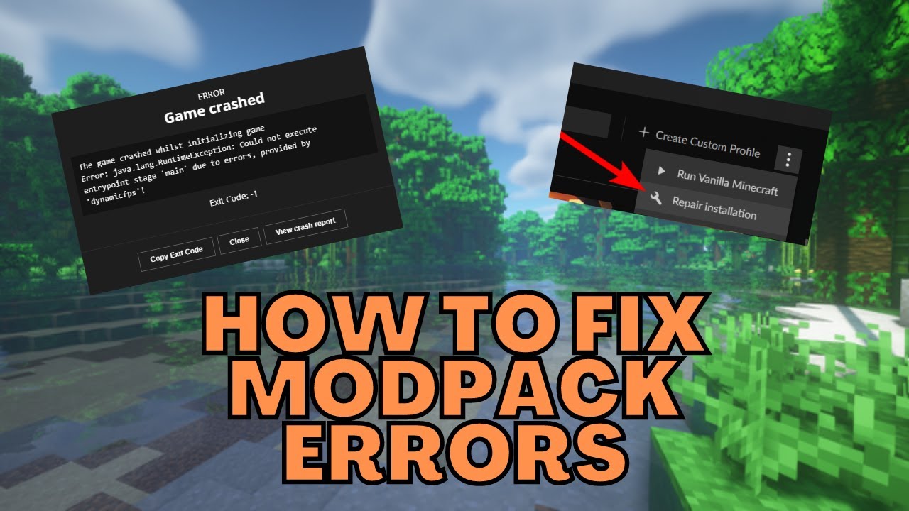 How to Fix Minecraft Modpack Installation Problems