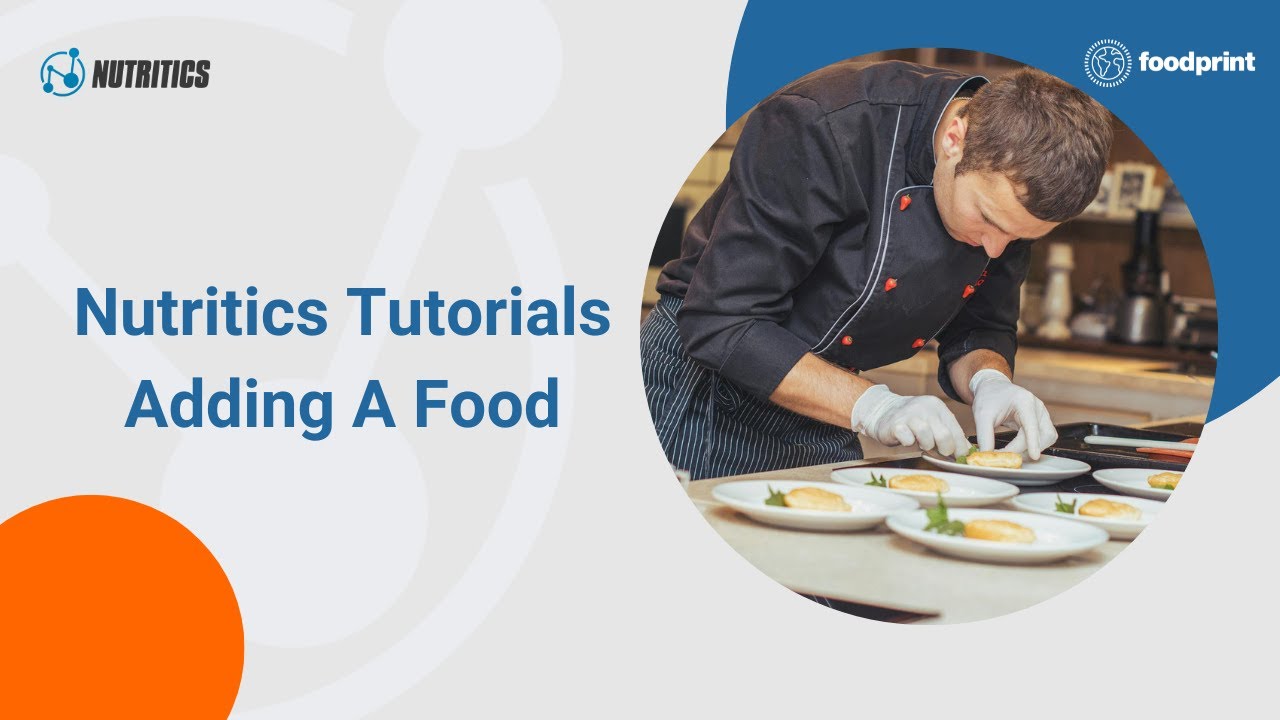 Nutritics Tutorials - Adding A Food To The Database