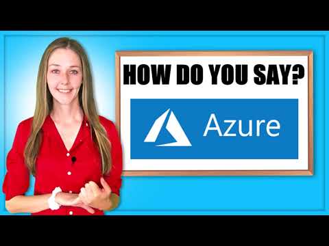 How to pronounce Azure?