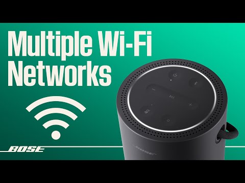 Bose Portable Smart Speaker – Connecting to Different Wi-Fi Networks