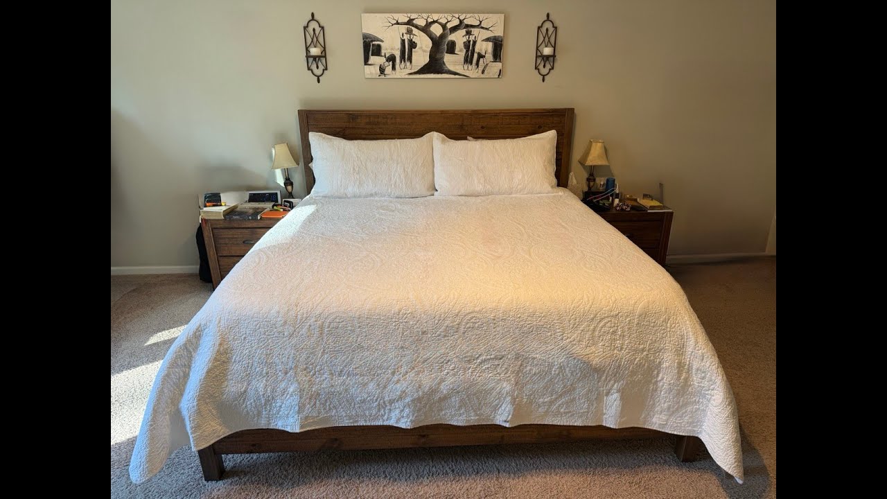 palassio White Paisley 100% Cotton Quilt King Size Bedding Sets with 2 Pillow Shams- REVIEW