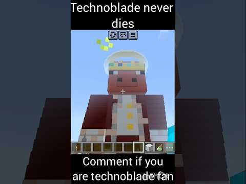 Technoblade pixel art || Minecraft || #short #viral