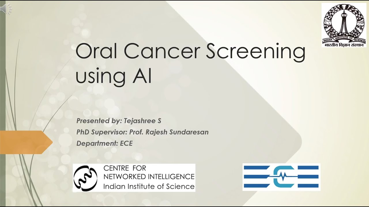 Oral Cancer Screening using AI by Tejashree