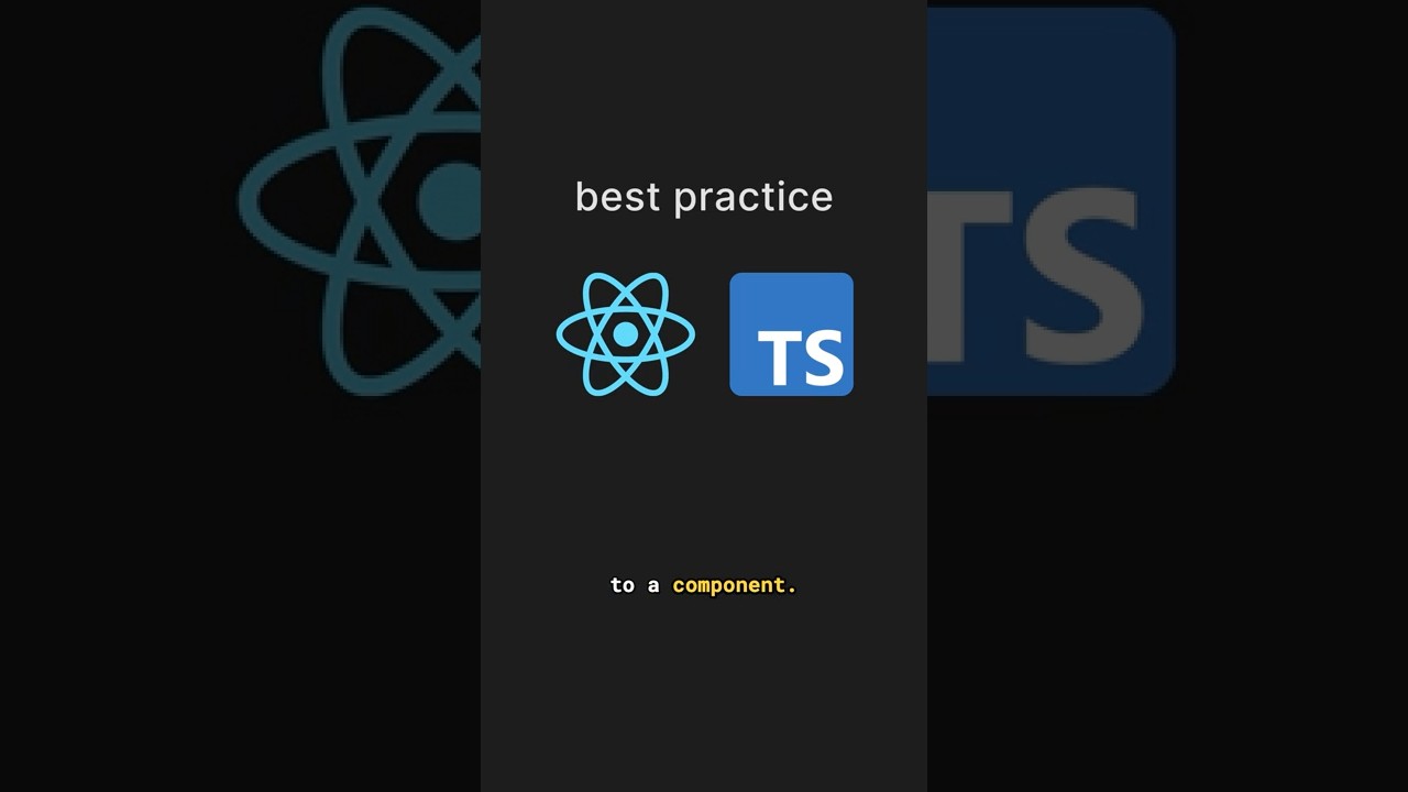 The cleanest way to type React props