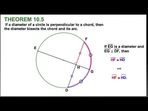 Arc-Chord-Diameter Three theorems with applications / 10.3