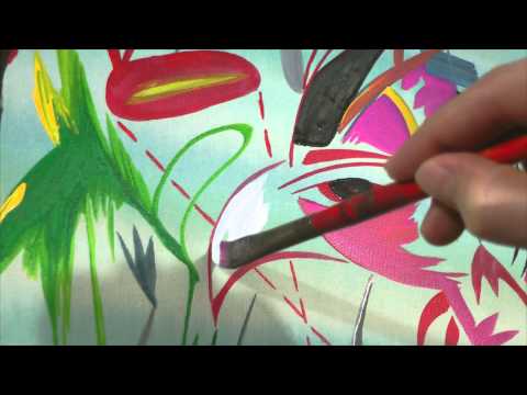 HOW TO PAINT SURREALISTIC WEIRD ART PAINTINGS with Acrylic Paints