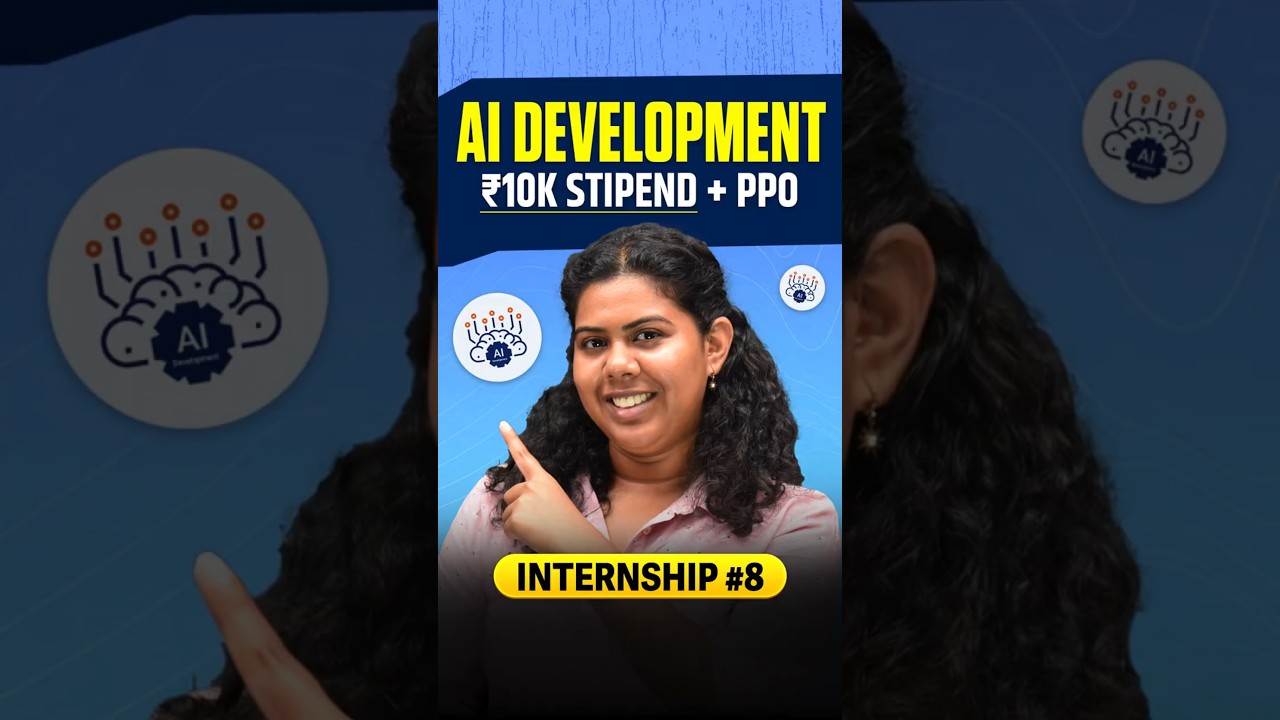 AI Agent Developer Internship 💻 | ₹10K + PPO | Apply Before last Date!