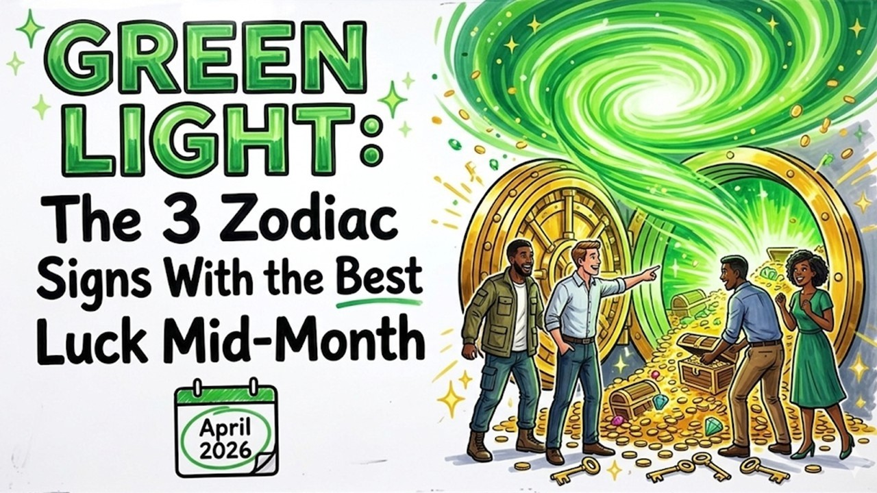 GREEN LIGHT: The 3 Zodiac Signs With the Best Luck Mid Month in April 2026
