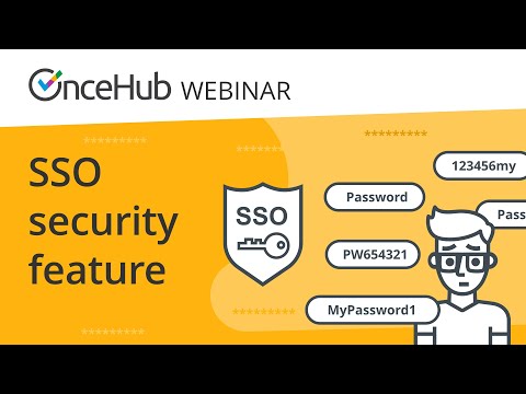 WEBINAR: Single sign-on (SSO) security feature