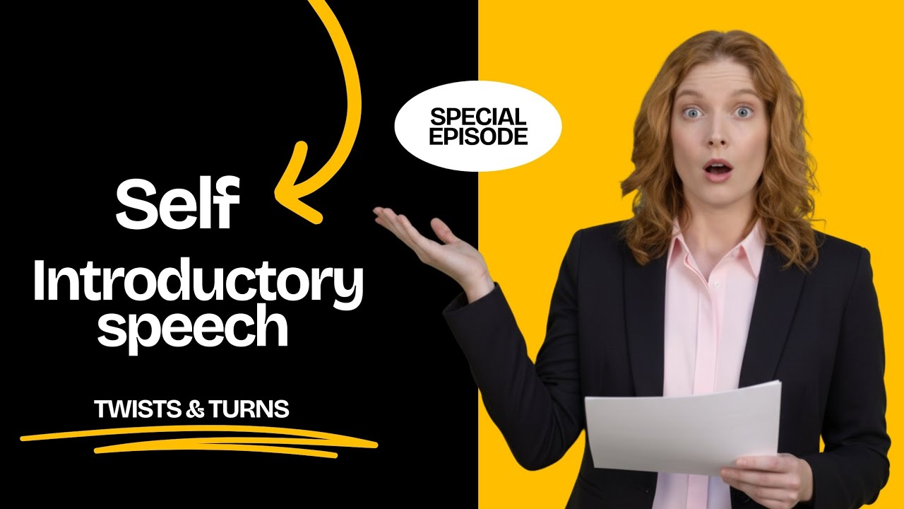 Self Introductory Speech - Student Self Speech Example
