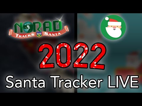 NORAD/Google Santa Tracker - Website Opens 2022!