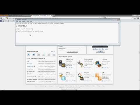 Upload Pictures To ImageShack and Get Direct Link without Signing Up