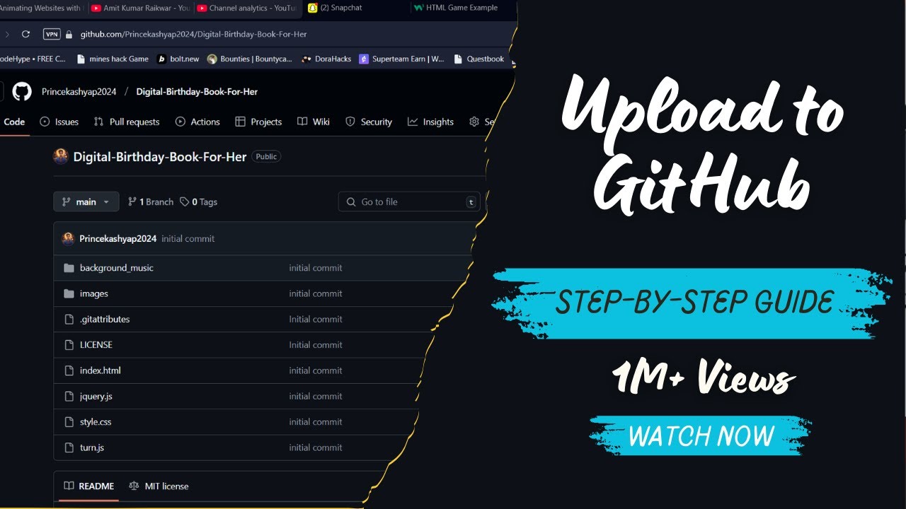 How to Upload Projects to GitHub Using GitHub Desktop || Step-by-Step Guide (2025)