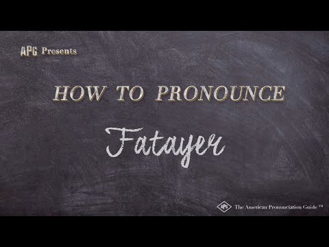How to Pronounce Fatayer (Real Life Examples!)