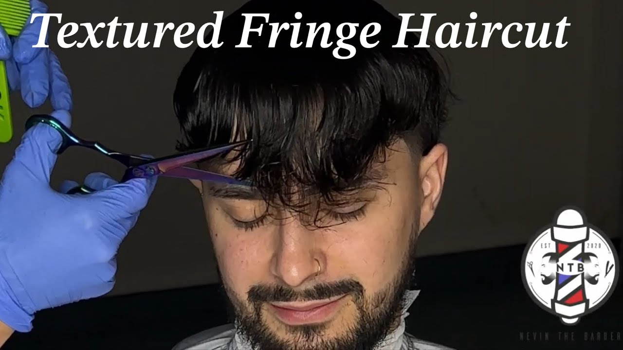 Textured Fringe Haircut | Barber Tutorial