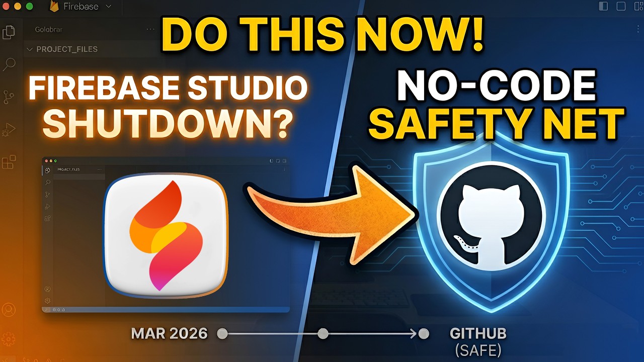 How to Push Firebase Studio Projects to GitHub (No-Code Safety Net)