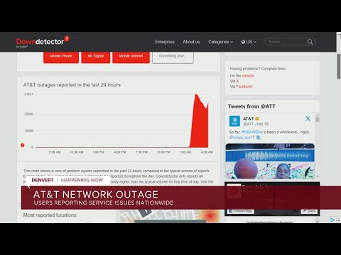 Thousands report national AT&T cellphone outage
