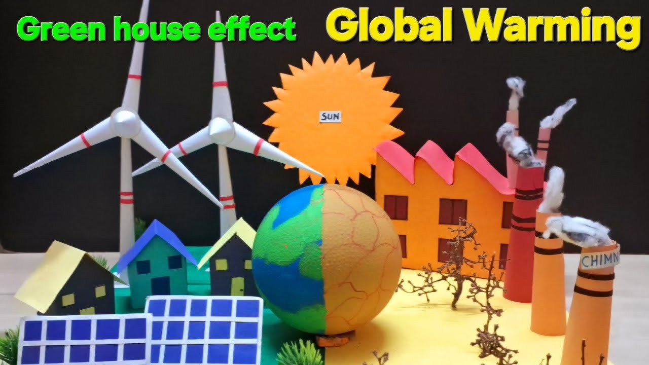 Global Warming 3d Model/Green House Effect(Climate change) project for exhibition/Kansal Creation