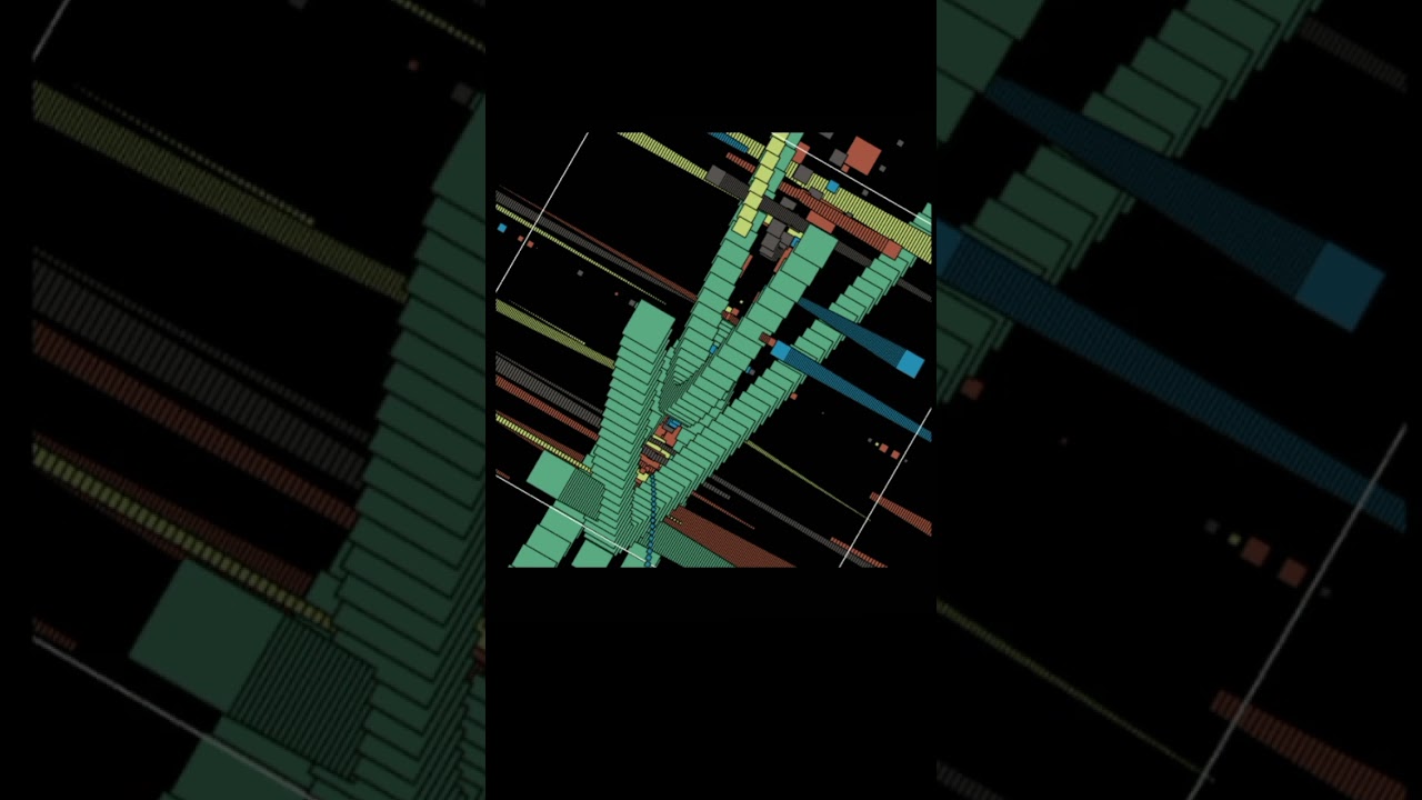 CREATIVE CODING 26 : FUTURE MOVEMENT #shorts #creativecoding #openprocessing #p5js  #generativeart