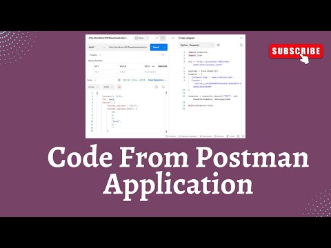 How To Get Code From Postman Application || Postman Code Generator