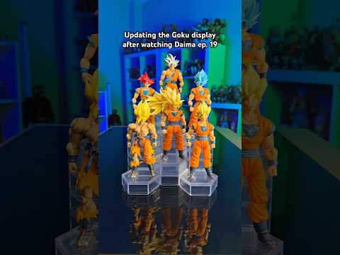 Updating my Goku action figure display after watching Dragon Ball Daima episode 19