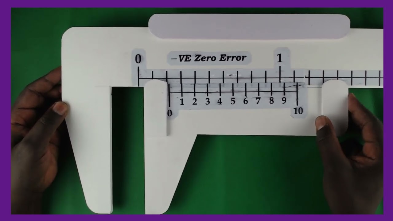 Quick Method of Identifying Zero Error on Vernier Scale
