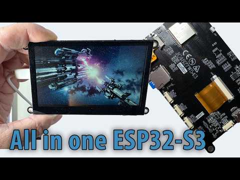 JC4827W543 ESP32-S3 board full tutorial