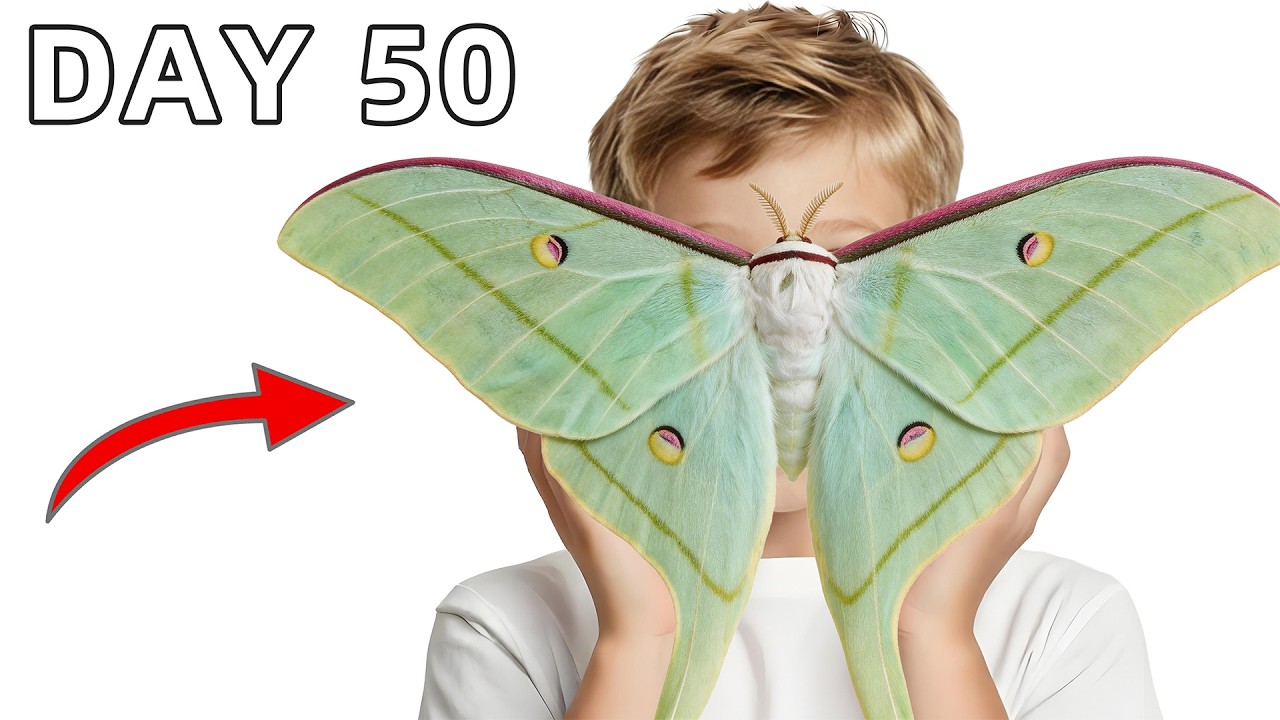 Raising a  Luna Moth for 50 Days