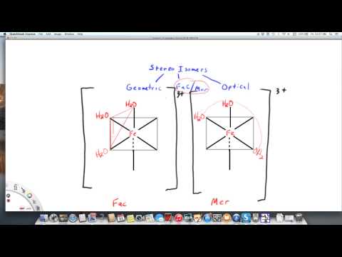 Facial and Meridional - Stereoisomers - Coordination Chemistry Video ...