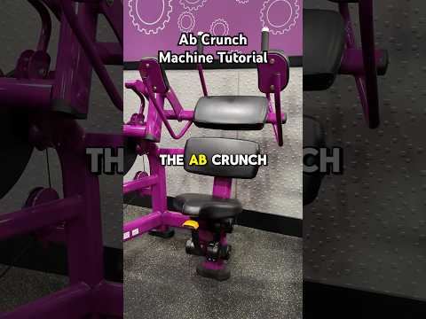 AB CRUNCH MACHINE 💪🏼 // Strengthen your abs using this classic machine! #absworkout #planetfitness