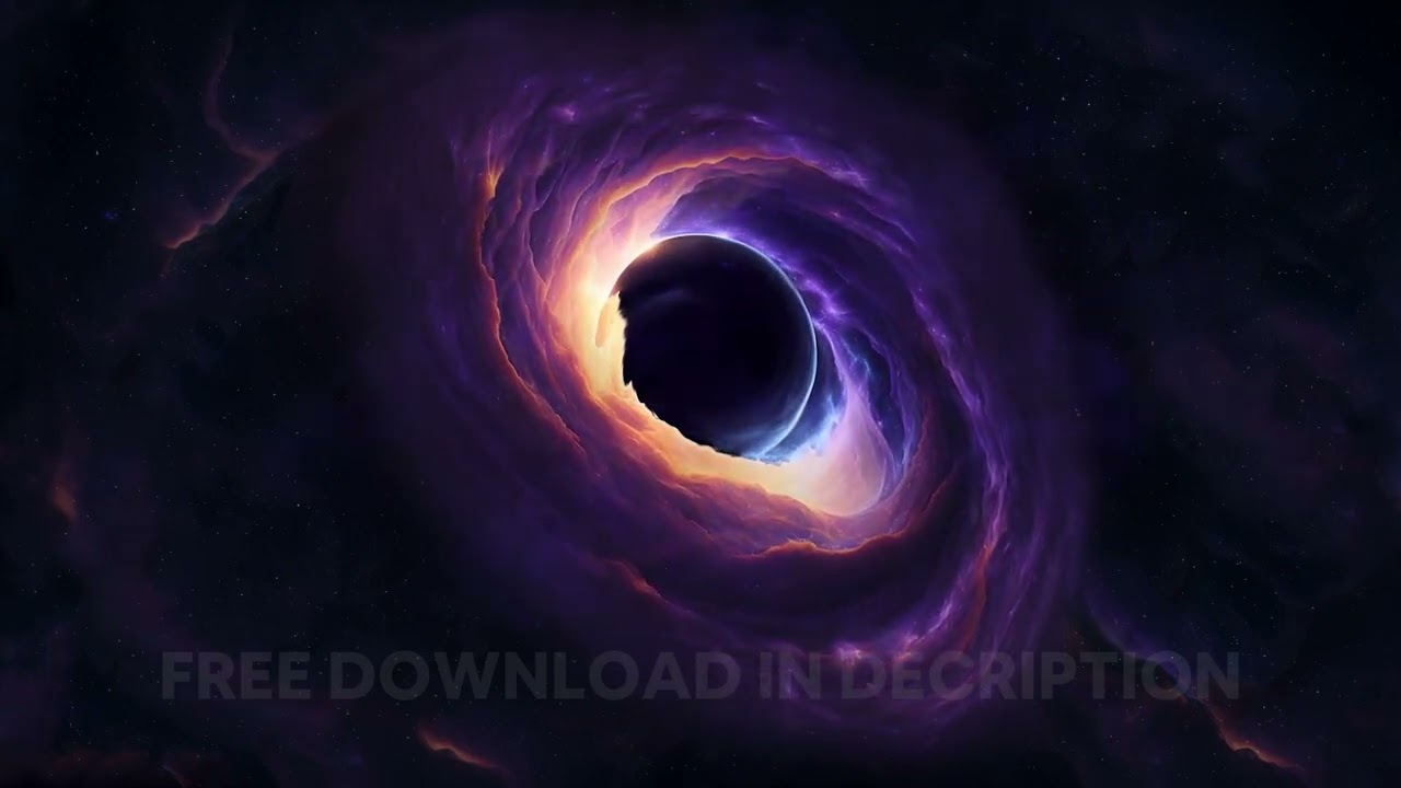 4K SCI FI Black Hole - Wallpaper Engine